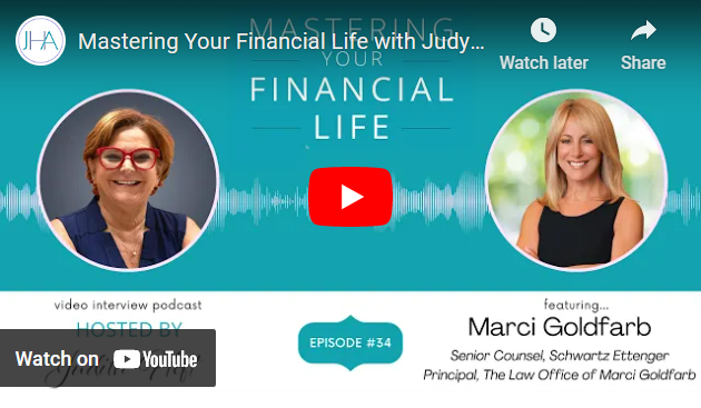 Marci Goldfarb is a Guest on the “Mastering Your Financial Life ...